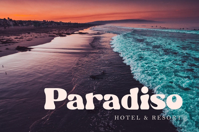 Recola Typeface Organic Font Retro Font Vintage Font - Etsy