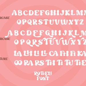 Rotheli Typeface, Organic Font, Retro Font, Vintage Font, Modern Font ...