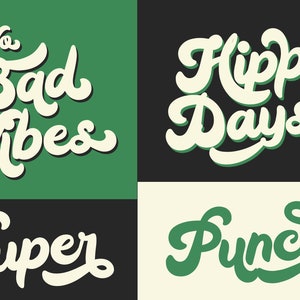 Milo Bold Script, Branding Font, Retro Font, Vintage Font, Commercial ...