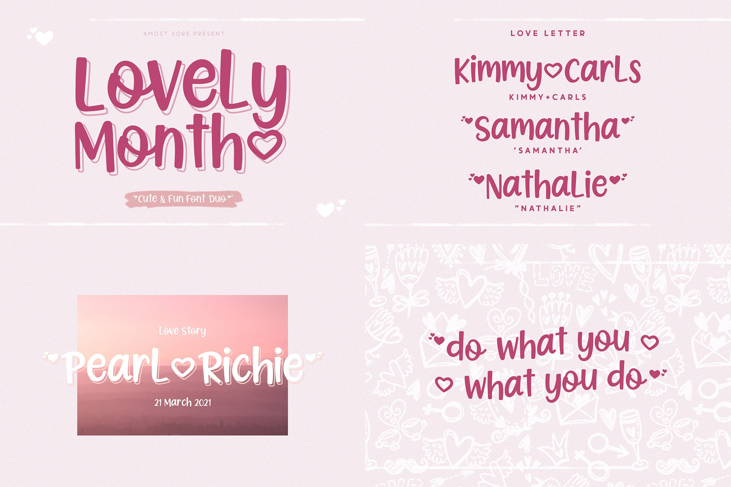 Cute Craft Font Bundle, Procreate Font, Canva Font, Cricut Fonts ...