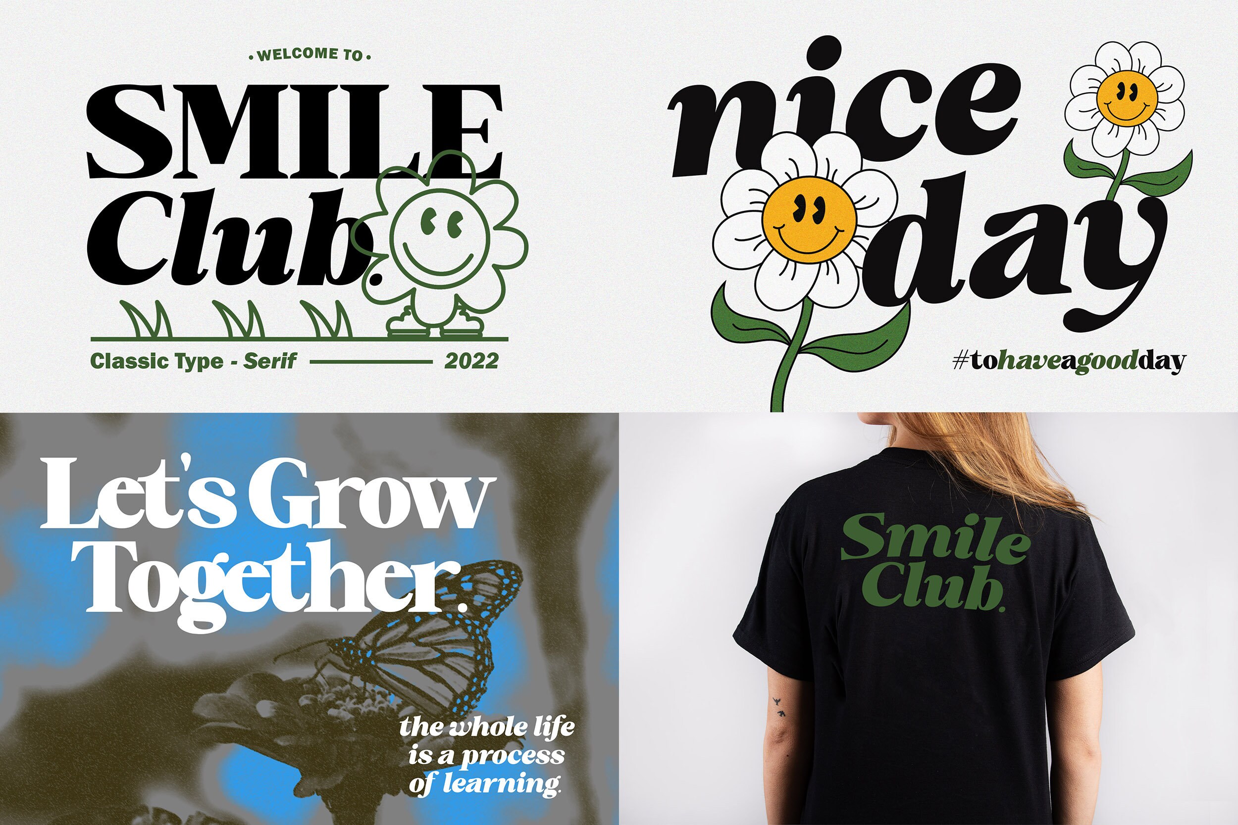 Modern & Classic Font Bundle Vol.2, Cricut Font, Retro Font, Vintage ...
