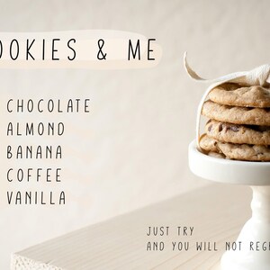 Peach Puffins Font, Handwritten Font, Procreate Font, Canva Font ...