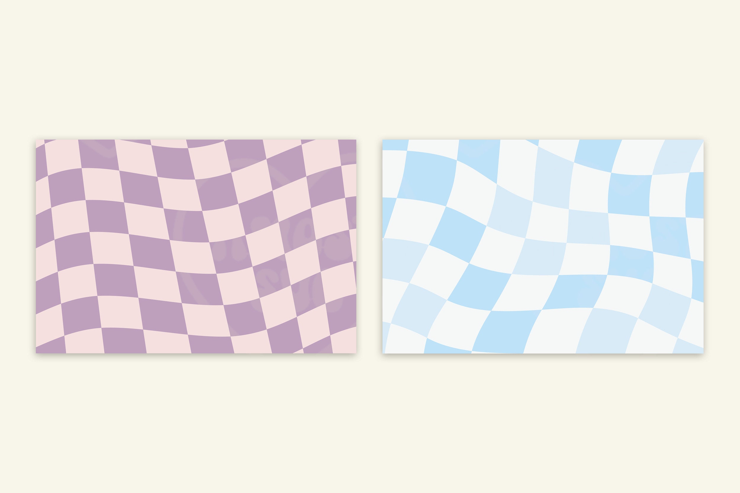 10 Retro Wavy Checker Background, Checkered Pattern, Instant Download ...