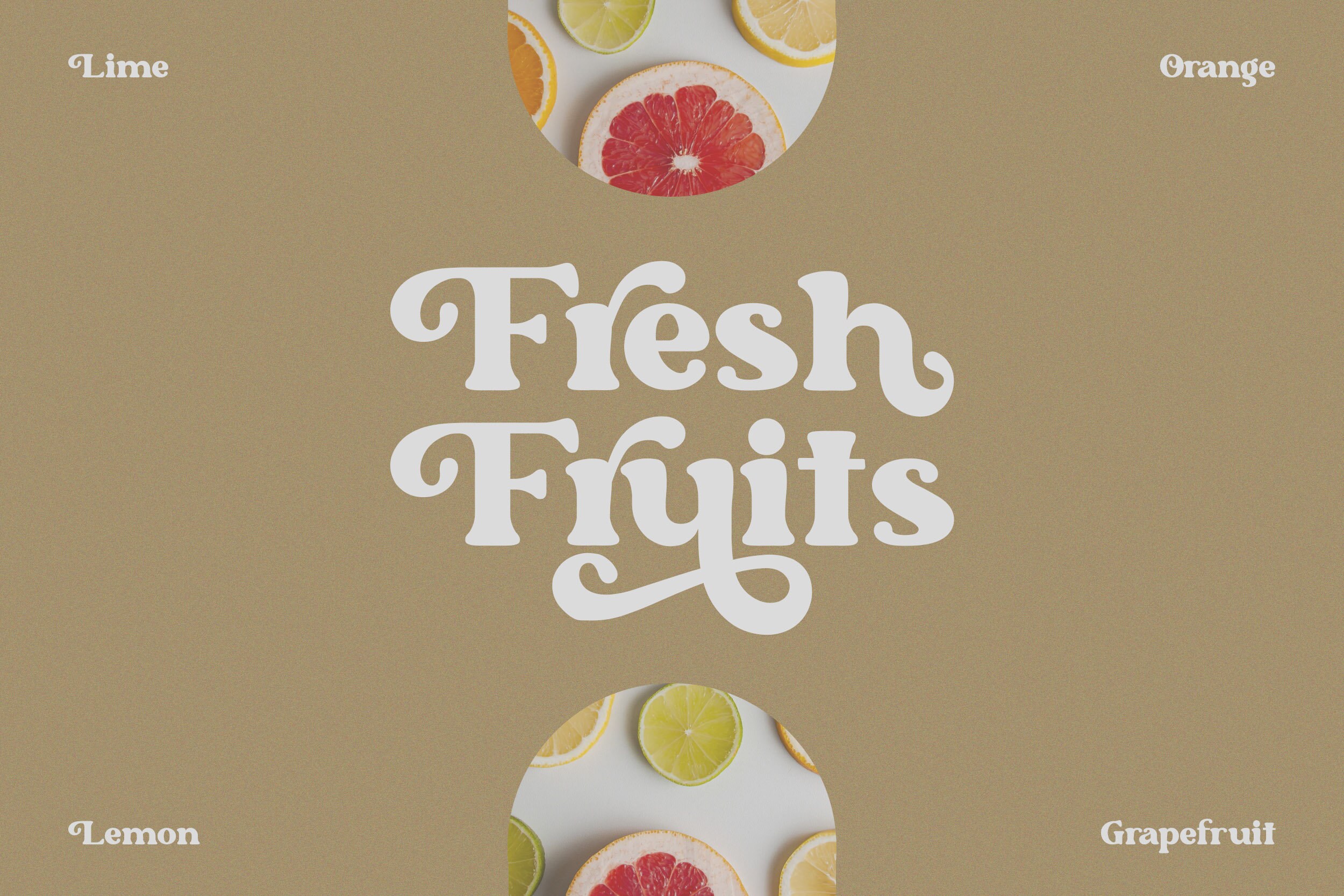 Golden Quince Typeface Organic Font Retro Font Vintage | Etsy