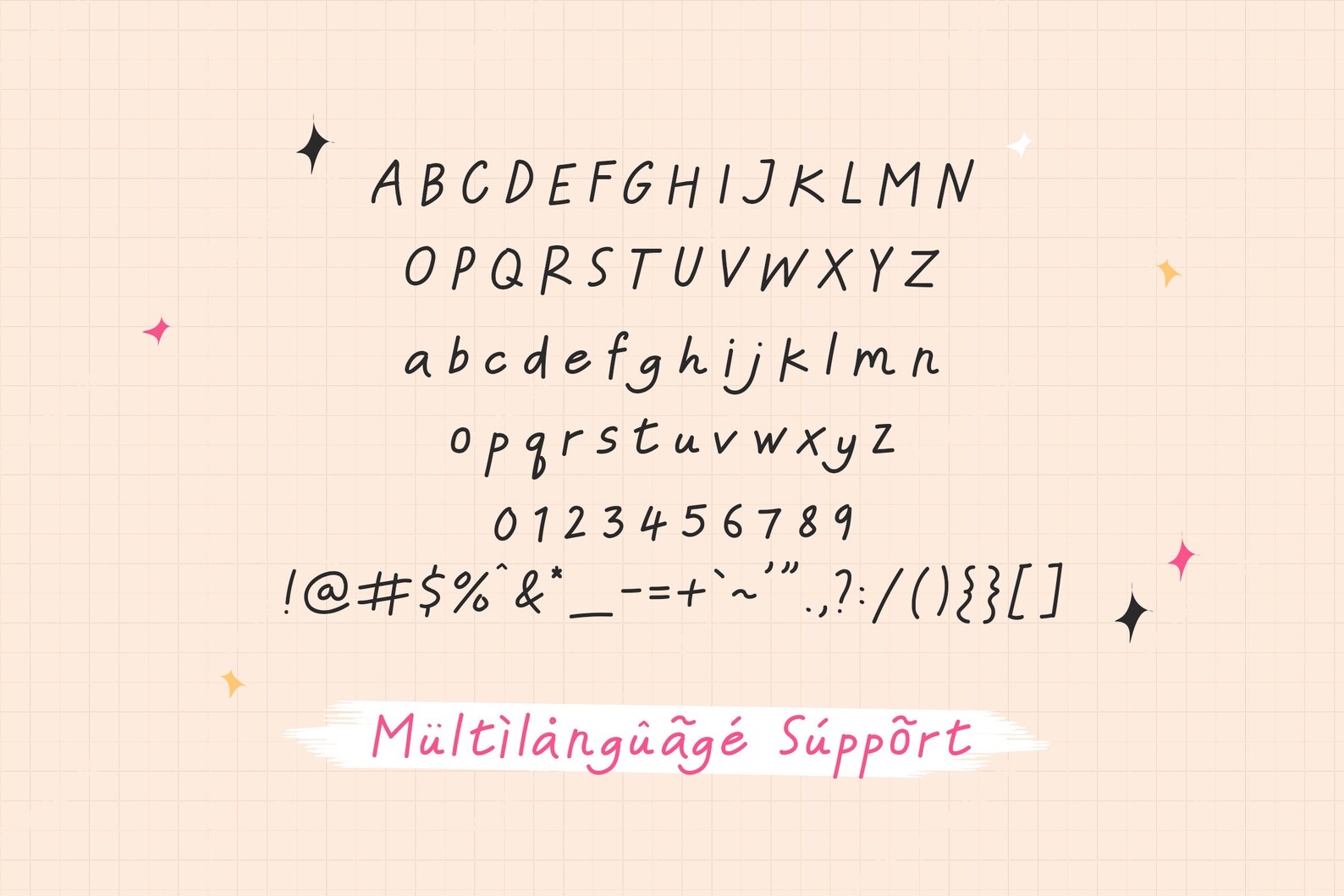 Sunday Sunday Font Handdrawn Handmade Digital Download - Etsy