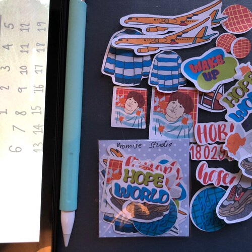 Hope World Inspired Sticker Flake Set - Etsy UK