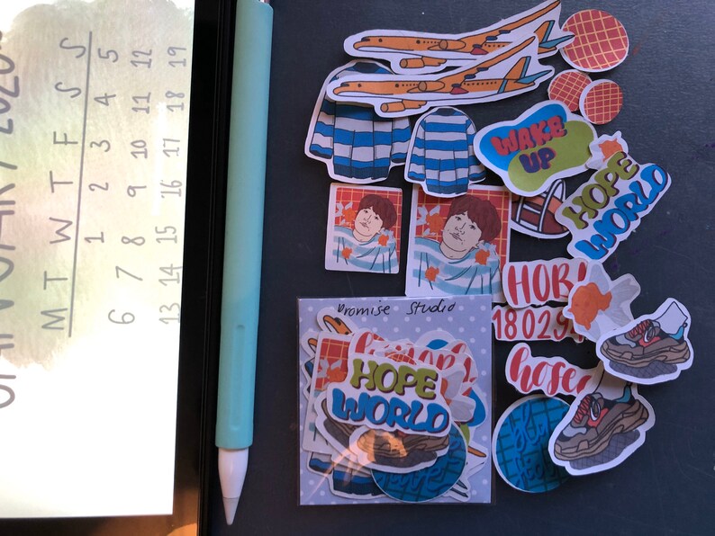 Hope World Inspired Sticker Flake Set - Etsy UK
