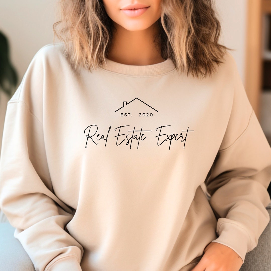 Custom Real Estate Sweatshirt Custom Broker Tshirt Real Estate Agent ...