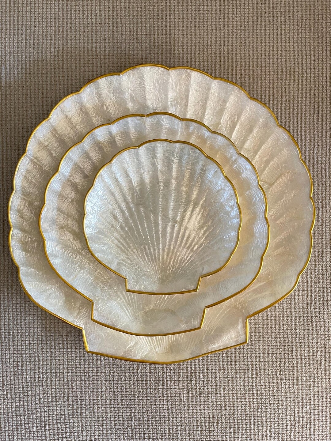 Capiz Shells Plates Pearl Plate Decorative Tableware - Etsy