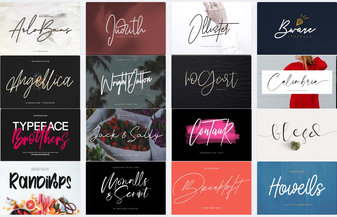 The Ultimate 700 Fonts Font Bundle, Cricut, Script Font,digital Font ...
