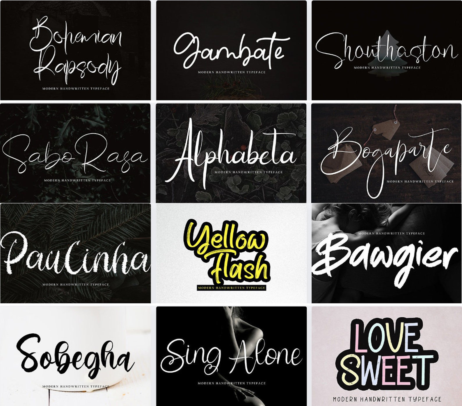 300 FONTS BUNDLE Font SVG Cursive Fonts Svg Fonts for - Etsy