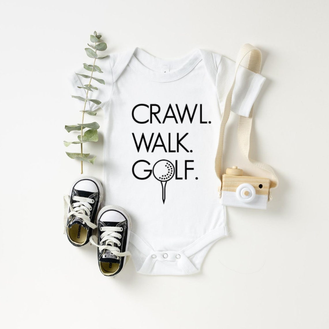 Crawl Walk Golf Baby Onesie Baby Golf Dad Onesie Golf - Etsy