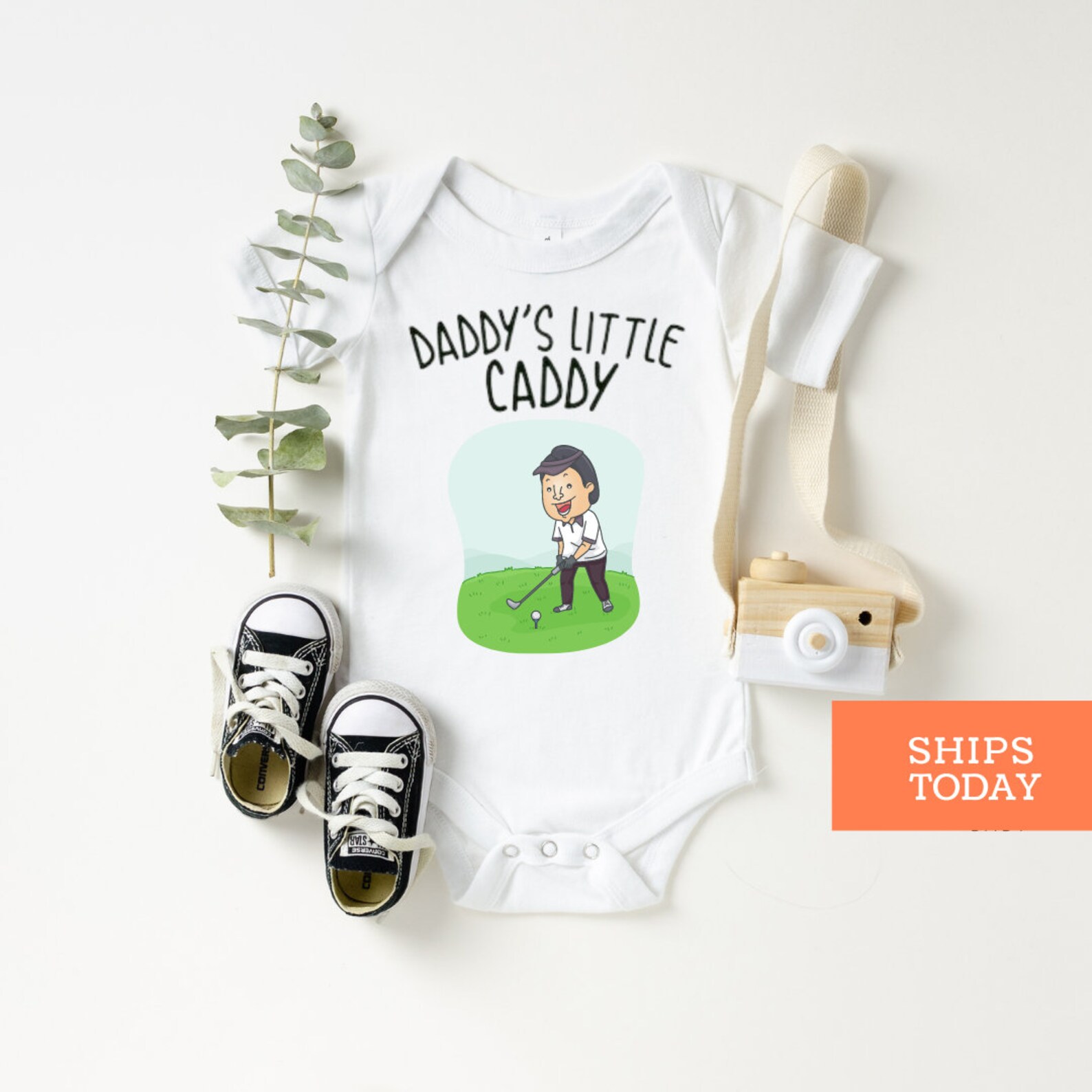 Daddy's Little Caddy Bodysuit Golf Baby Clothes Baby Boy - Etsy
