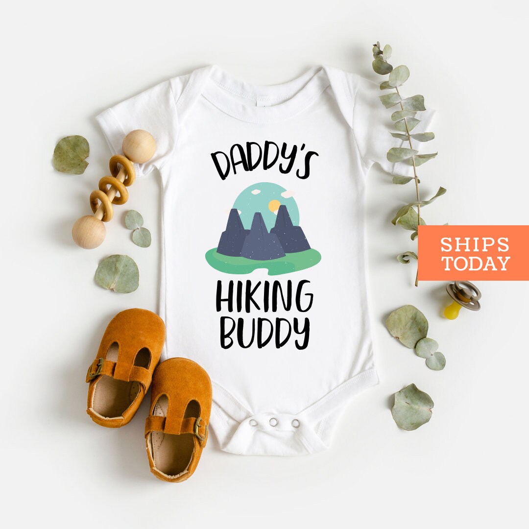 Hiking Onesie® Baby Shower Gift Daddy's Hiking Buddy Camping Baby Boy ...