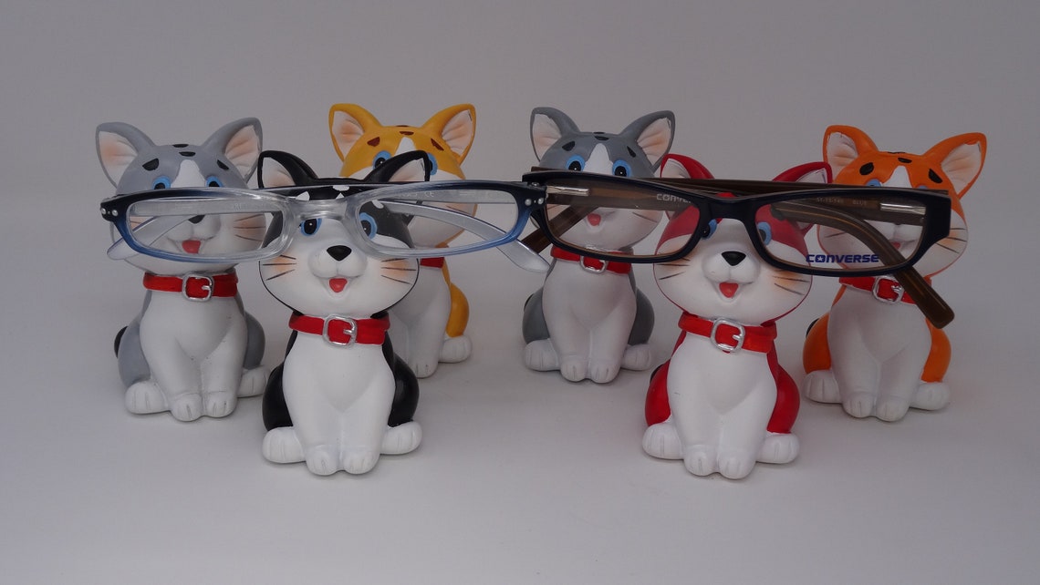 Cat Glasses Holder Kitten Specs Stand Spectacles Sunglasses Etsy