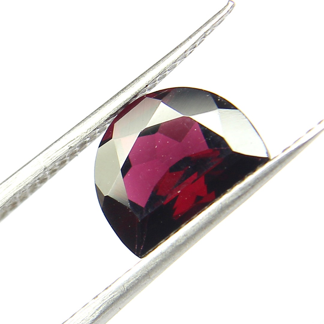 8x10 Mm Fancy D Shape Faceted Rhodolite Garnet-rhodolite - Etsy
