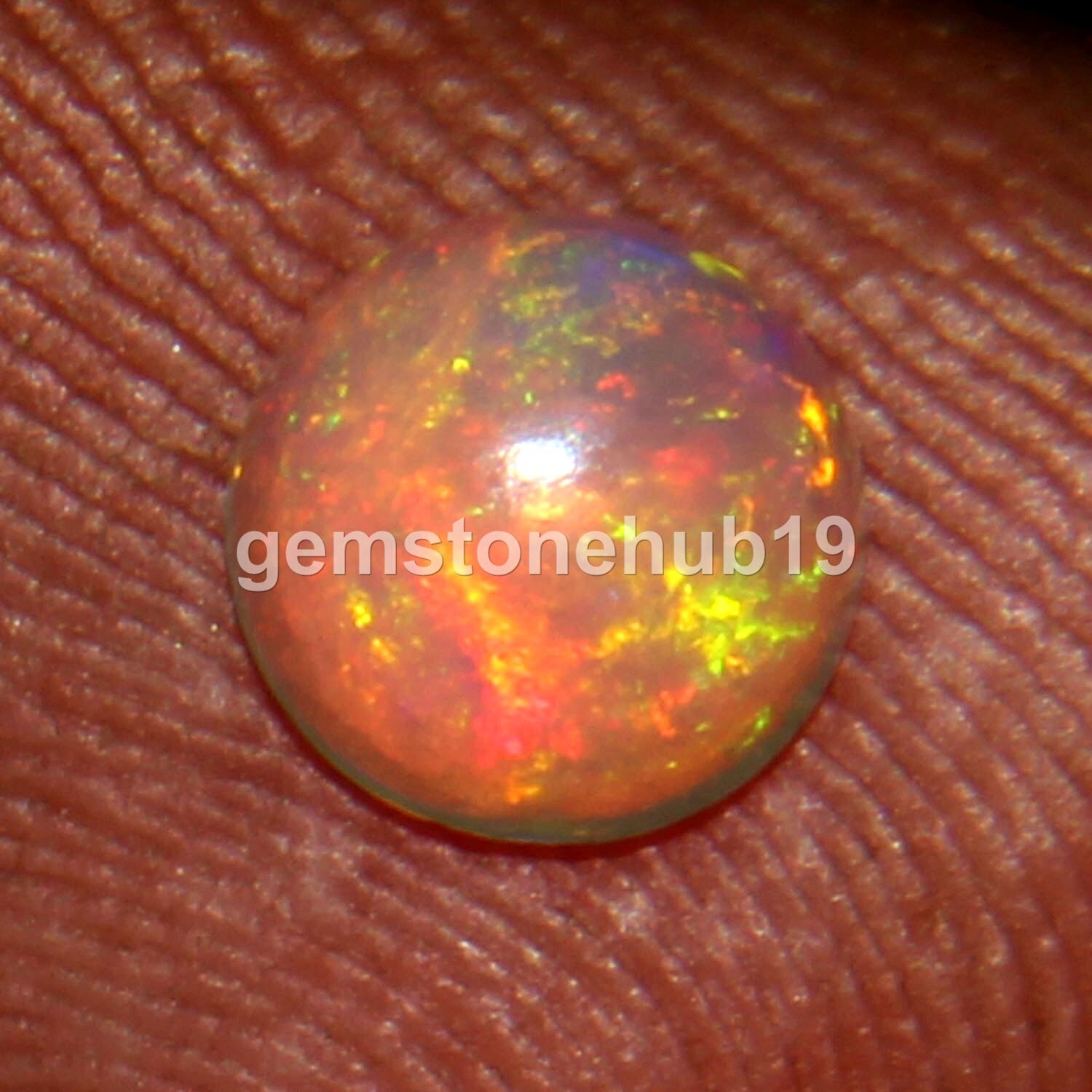 5x5 mm Round Opal-Natural Ethiopian Opal-Opal Cabochon-Genuine | Etsy