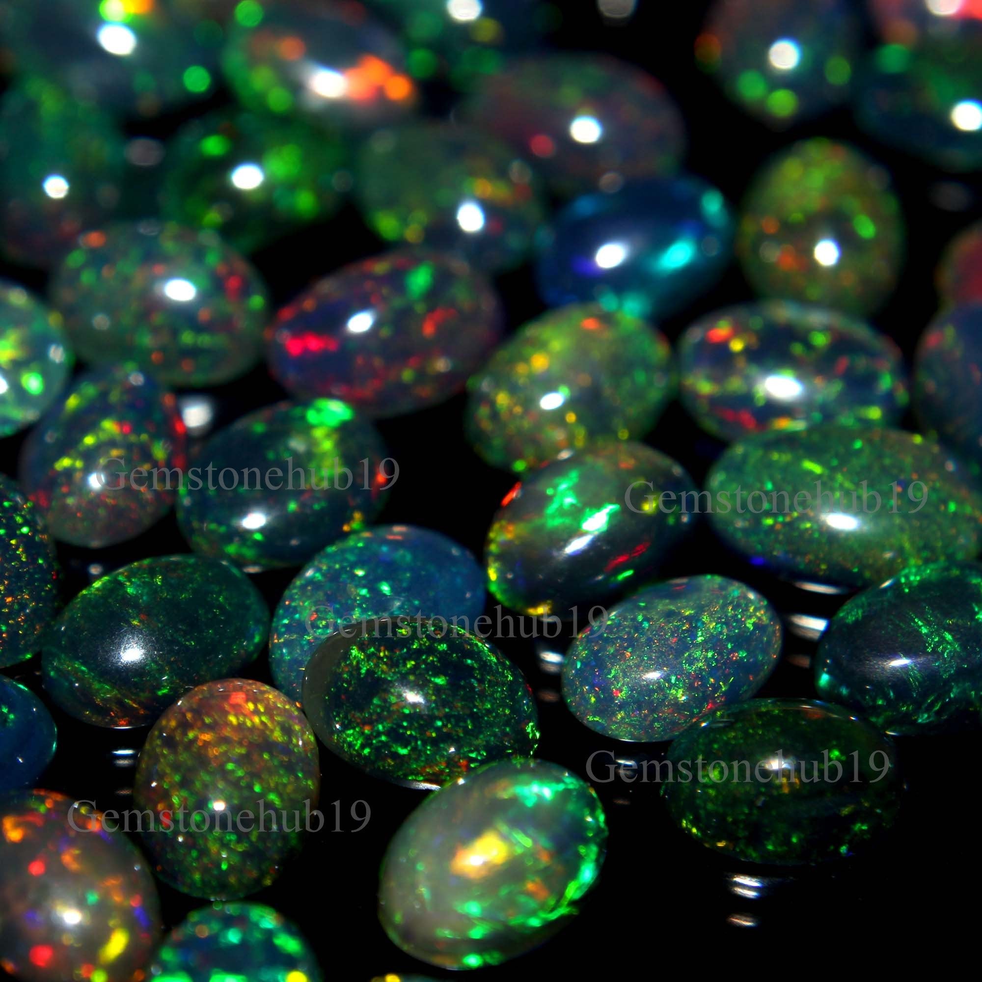 Wholesale Natural Ethiopian Opal-Natural Black Opal Lot-Welo | Etsy