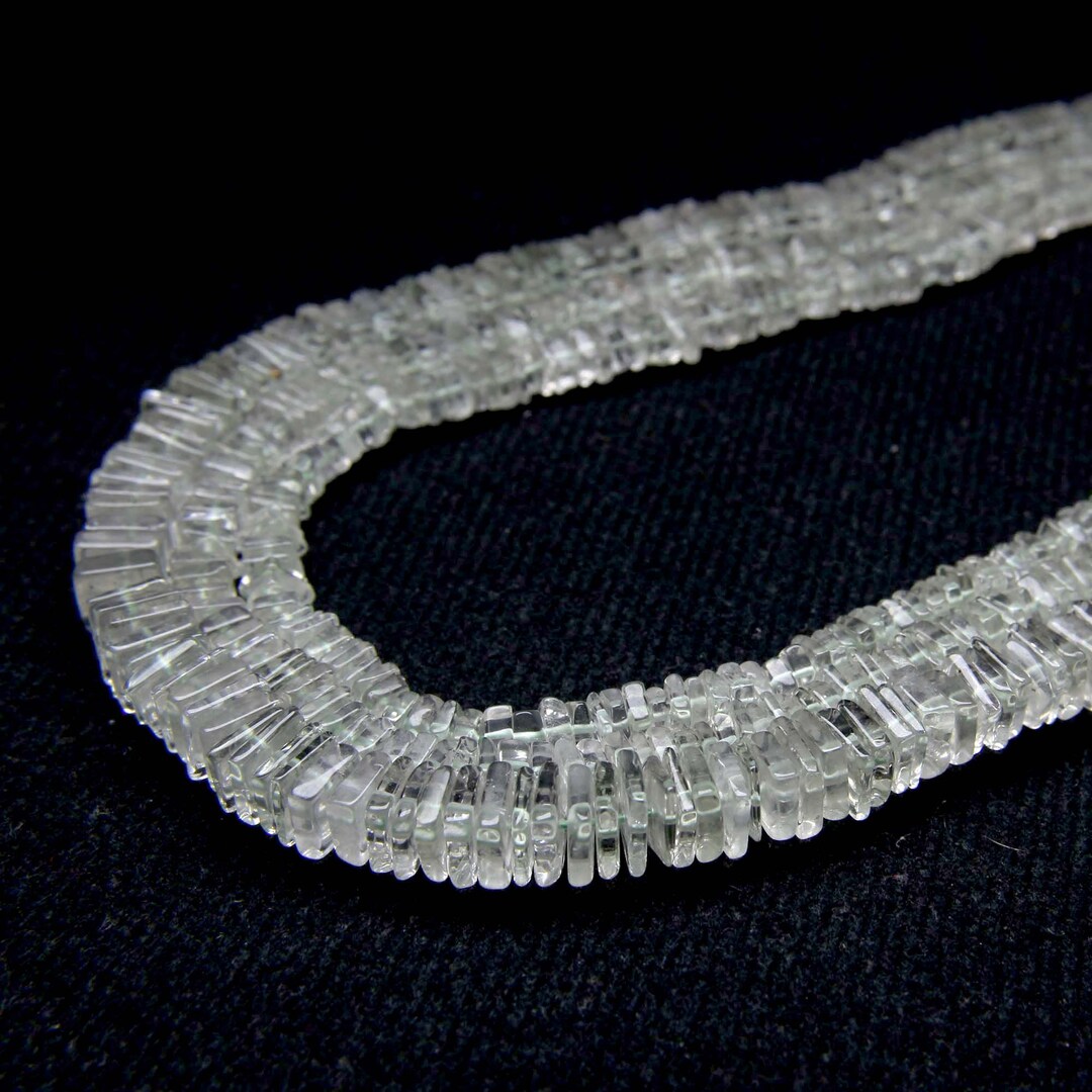Natural Crystal Quartz Square Shape Beads-square Heishi - Etsy