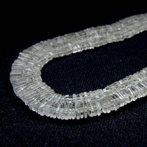 Natural Crystal Quartz Square Shape Beads-square Heishi - Etsy