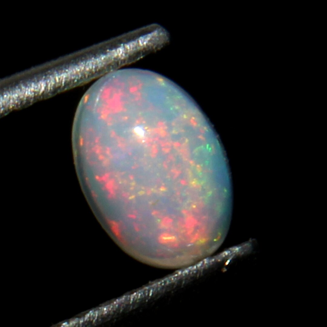 Multi Fire Opal-opal 8x10 Mm-natural Opal-ethiopian Opal-opal Cabochon ...