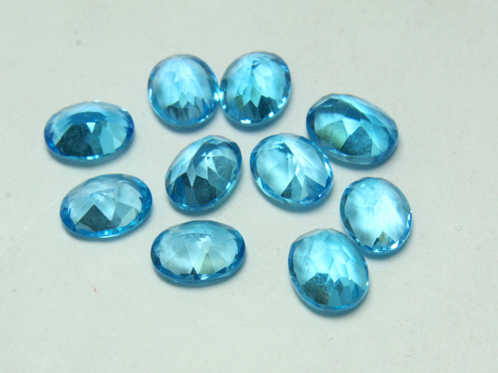 7x5mm Natural Blue Topaz Swiss Blue Topaz Blue Topaz - Etsy