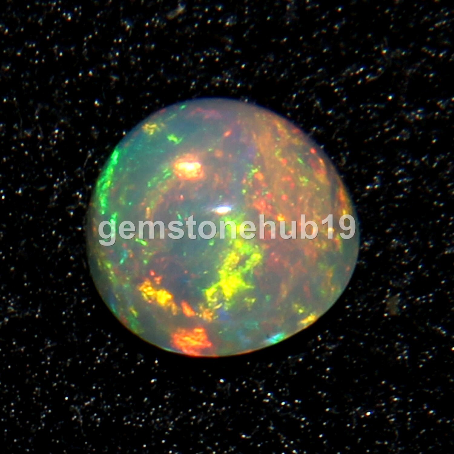 5x5 mm Round Opal-Natural Ethiopian Opal-Opal Cabochon-Genuine | Etsy