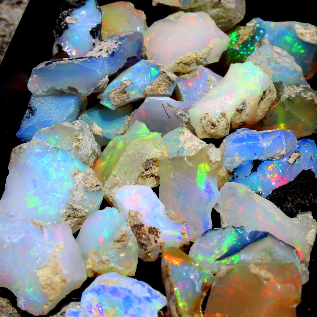 Dry Opal Rough Lot AAA Grade Large Size Ethiopian Welo Opal Raw ...