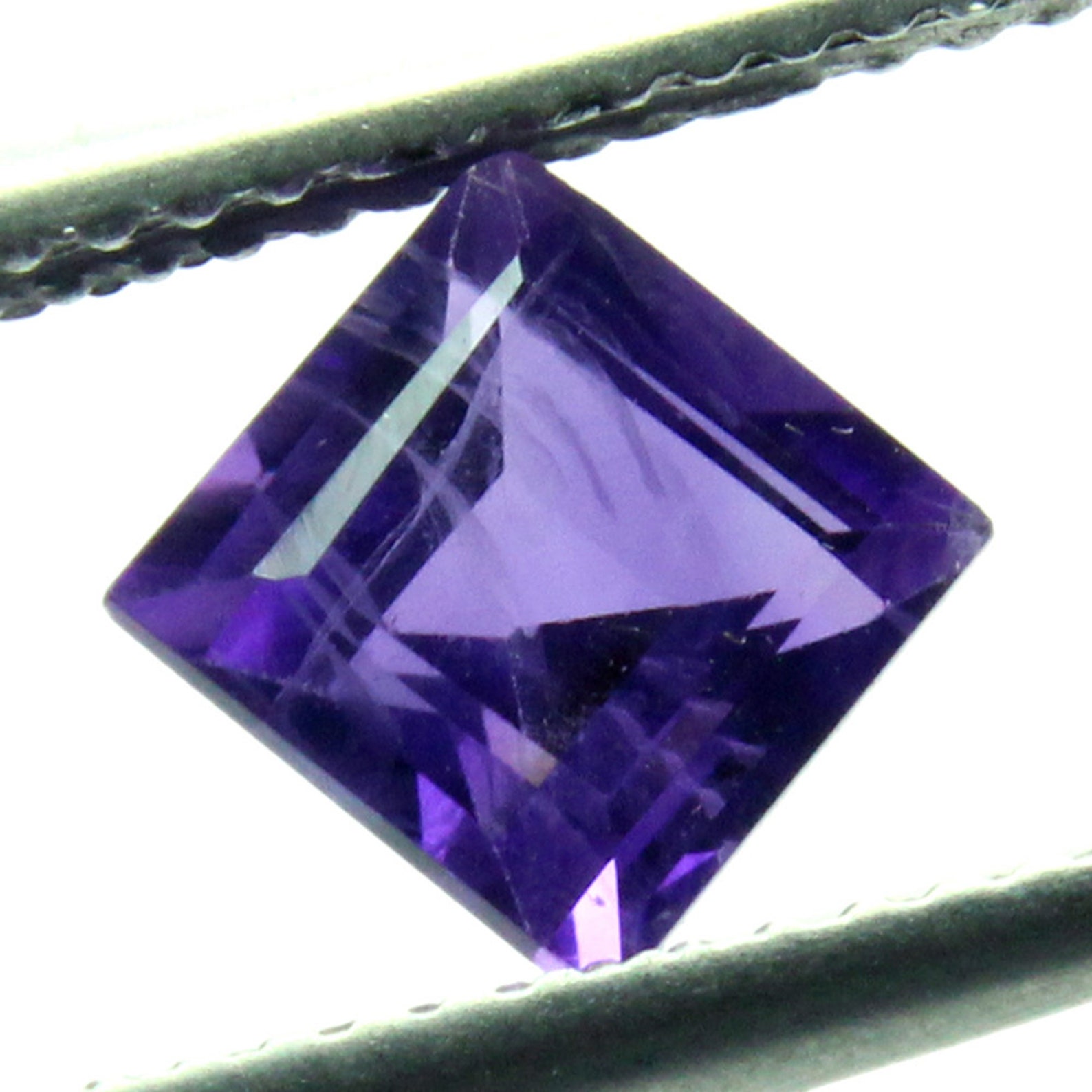 10x10 Mm Natural Amethyst Gemstone-amethyst Square | Etsy