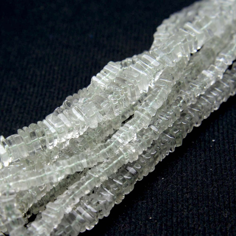 Natural Crystal Quartz Square Shape Beads-square Heishi - Etsy