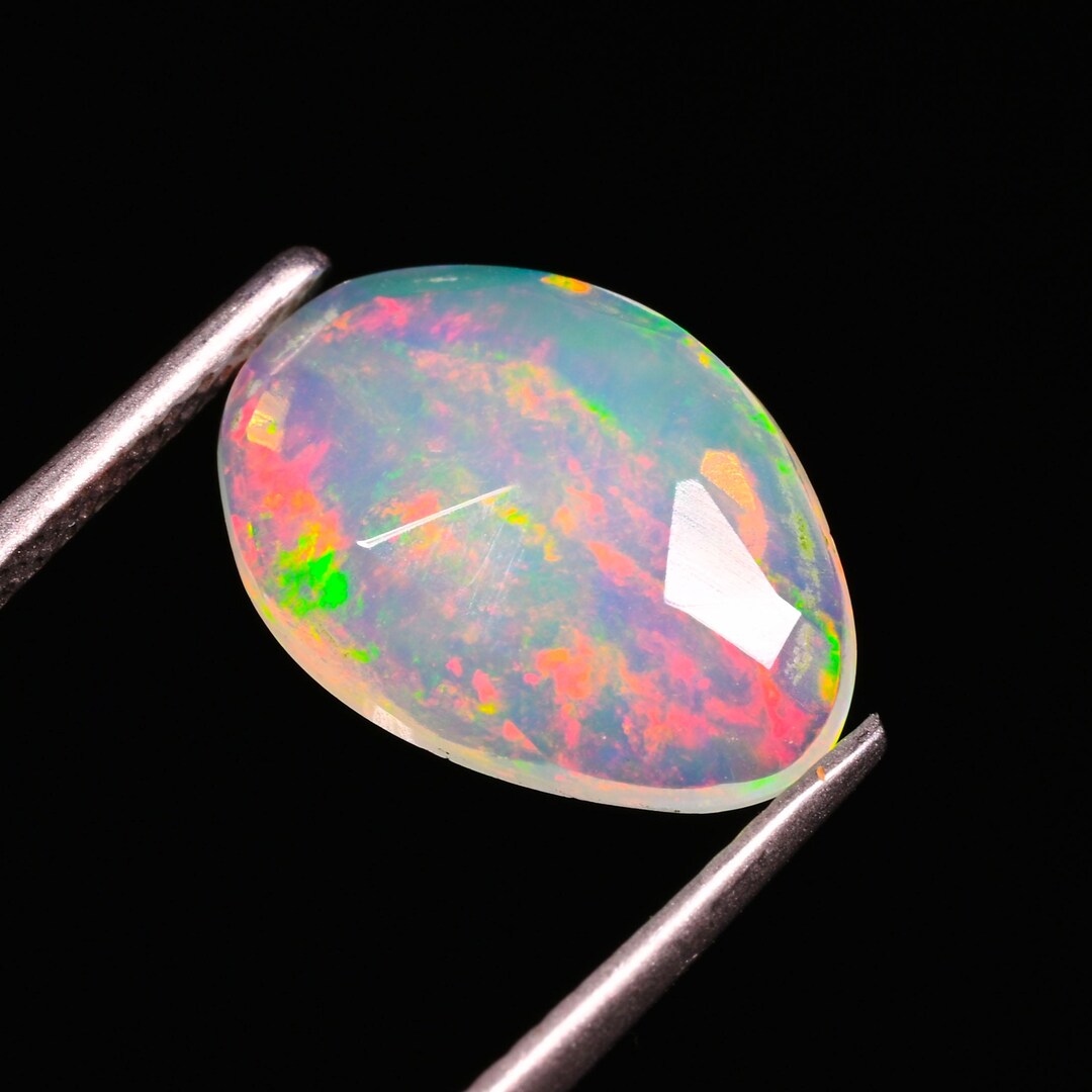 Opal,ethiopian Opal,faceted Opal Gemstone,jewelry Making Gemstone,multi ...