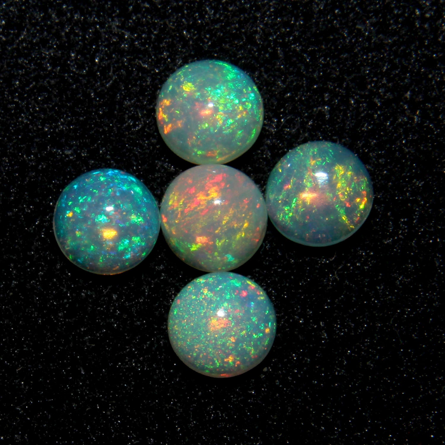 5 Pieces Opal-natural Opal-opal Lot-opal Cabochon-welo Fire | Etsy
