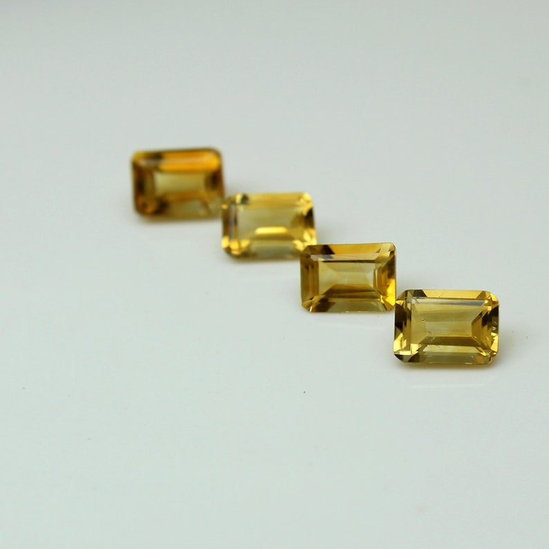 7x9mm Natural Yellow Citrine Stone Citrine Gemstone - Etsy