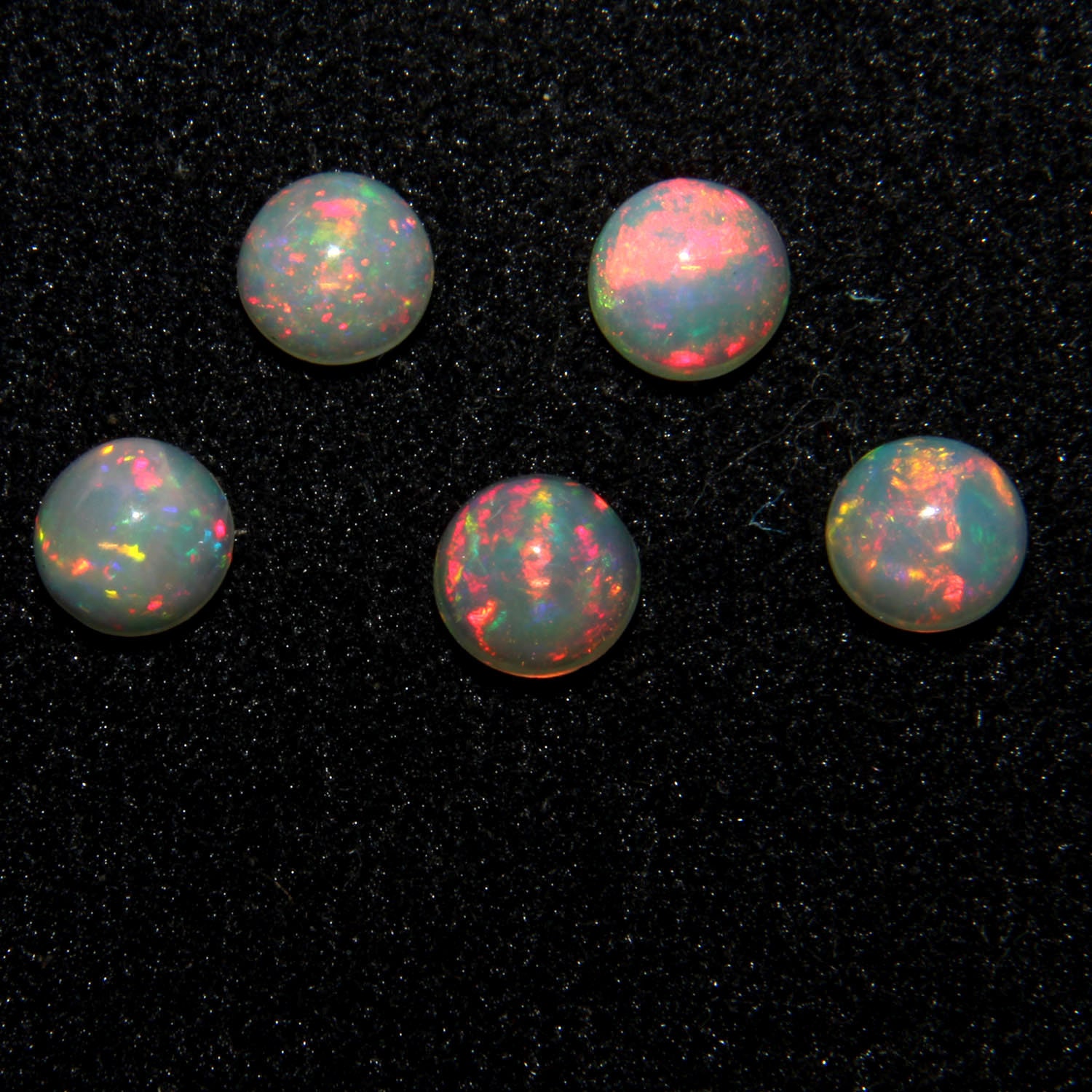 5 Pieces Opal-Natural Opal-Opal Lot-Opal Cabochon-Welo Fire | Etsy