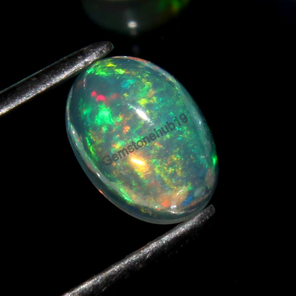 10x14 MM Natural Ethiopian Opal Lot White Opal Stone-Opal | Etsy