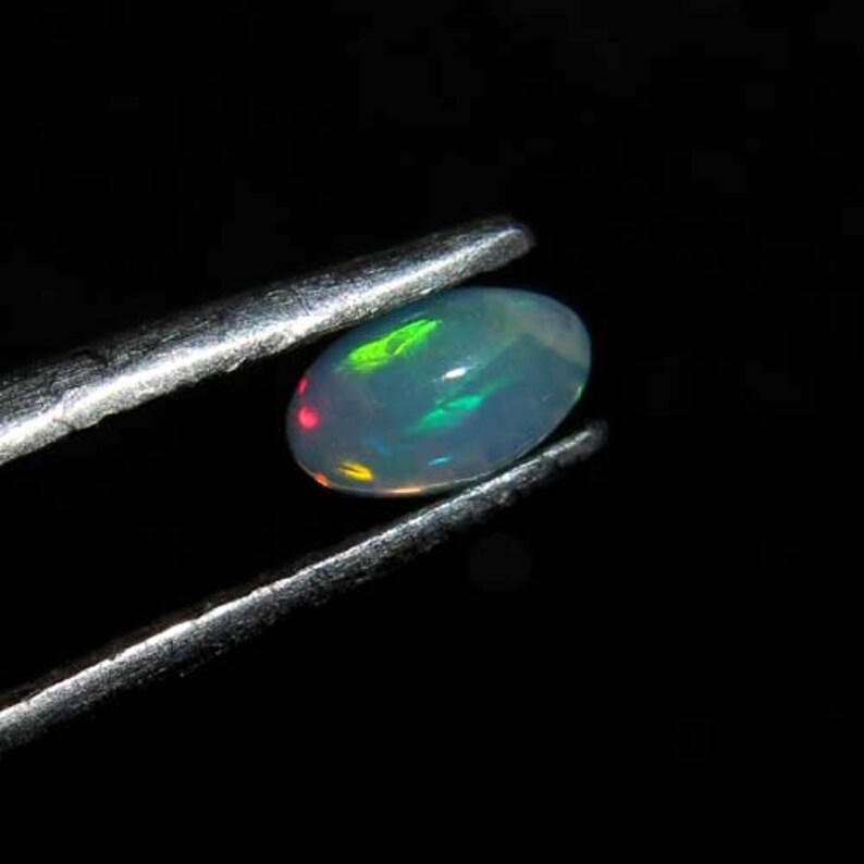 4x5 mm Natural Ethiopian Opal-Welo Fire Opal-Oval Opal | Etsy
