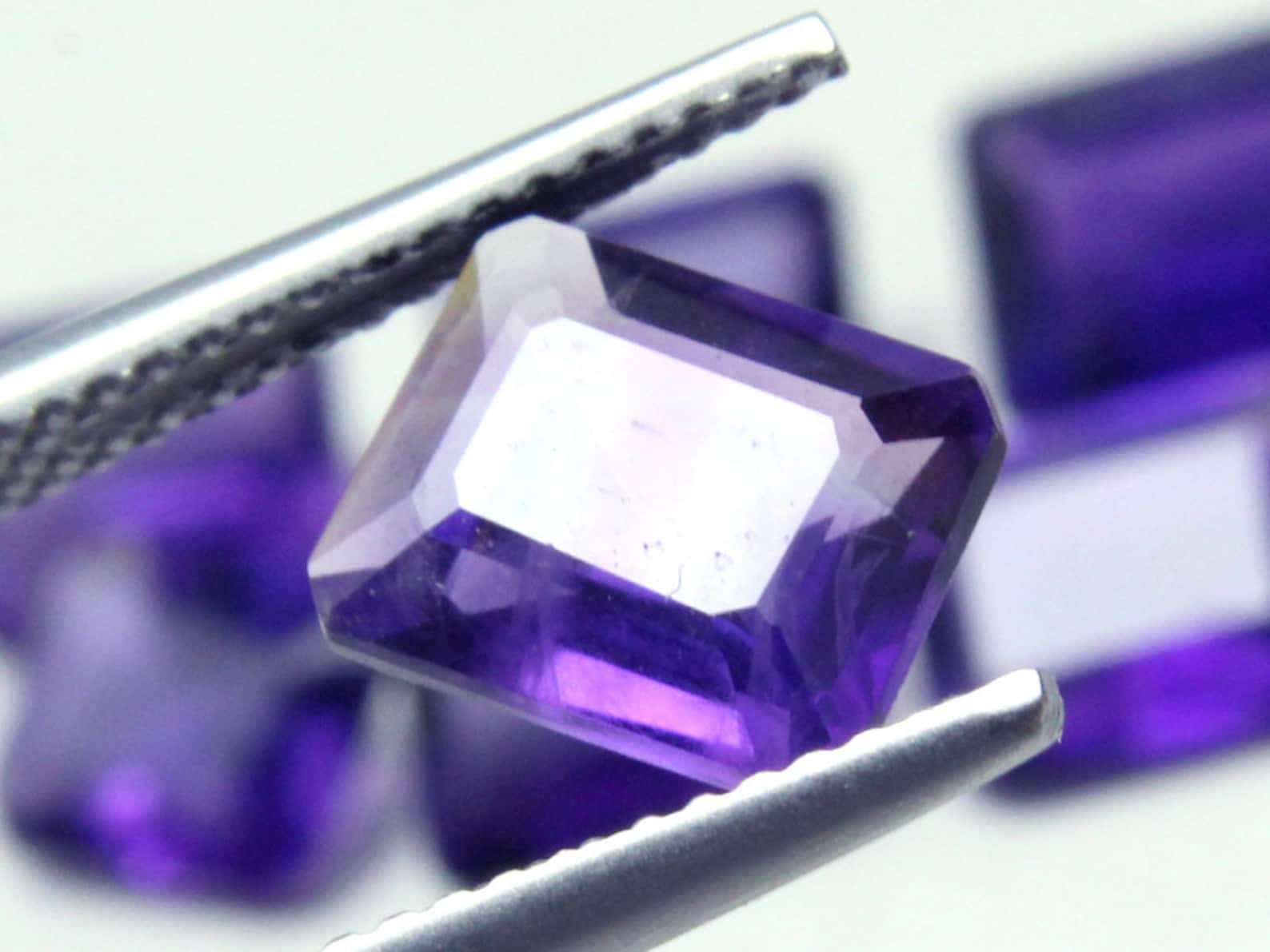 Natural Amethyst Gemstone Amethyst Octagon Lot Calibrated | Etsy