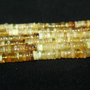 Yellow Opal Heishi Tyre Shape Beads-wheel Shape Beads-washer Shape ...