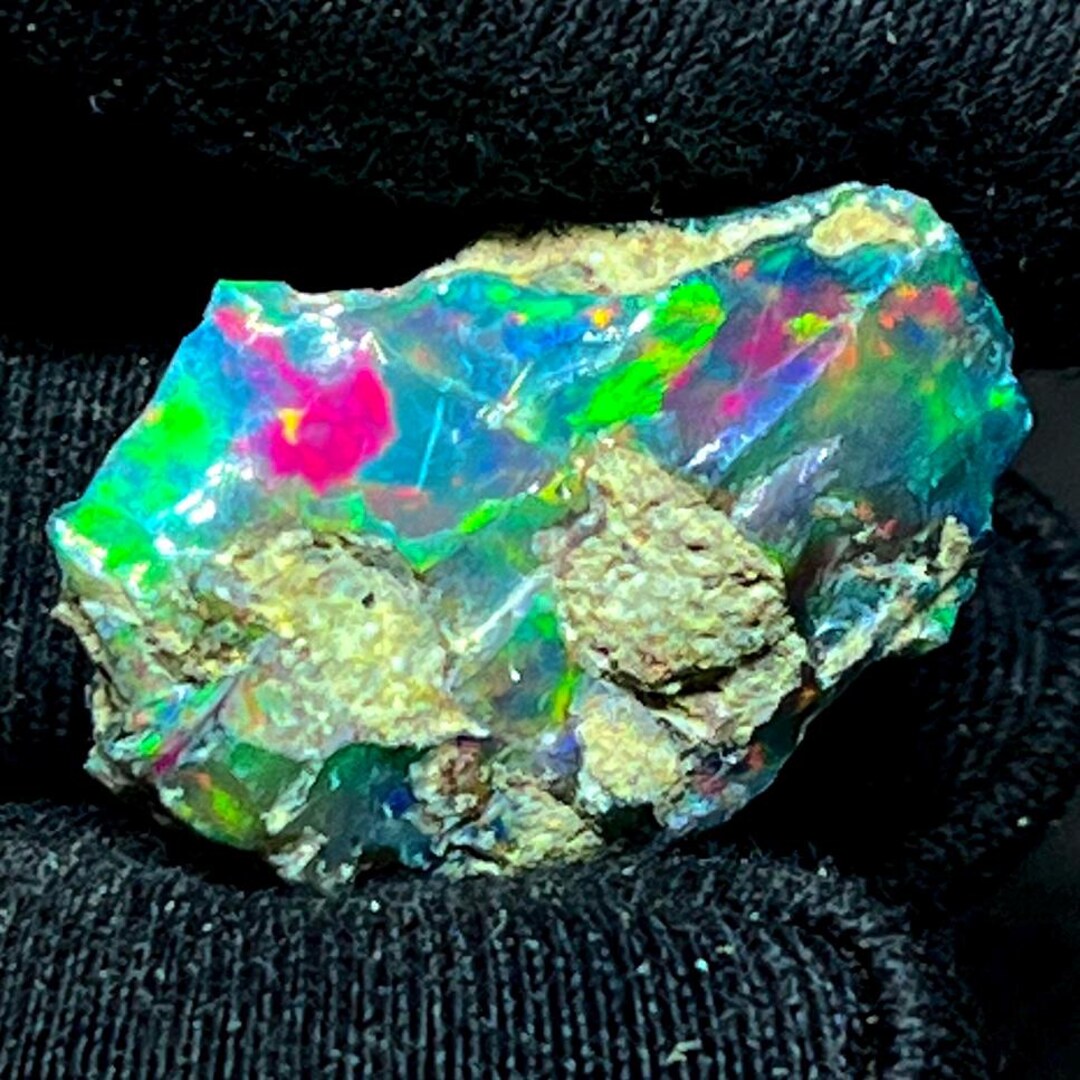 Opal Dry Rough, Ethiopian Black Opal Rough, Raw Black Opal, Black Opal ...