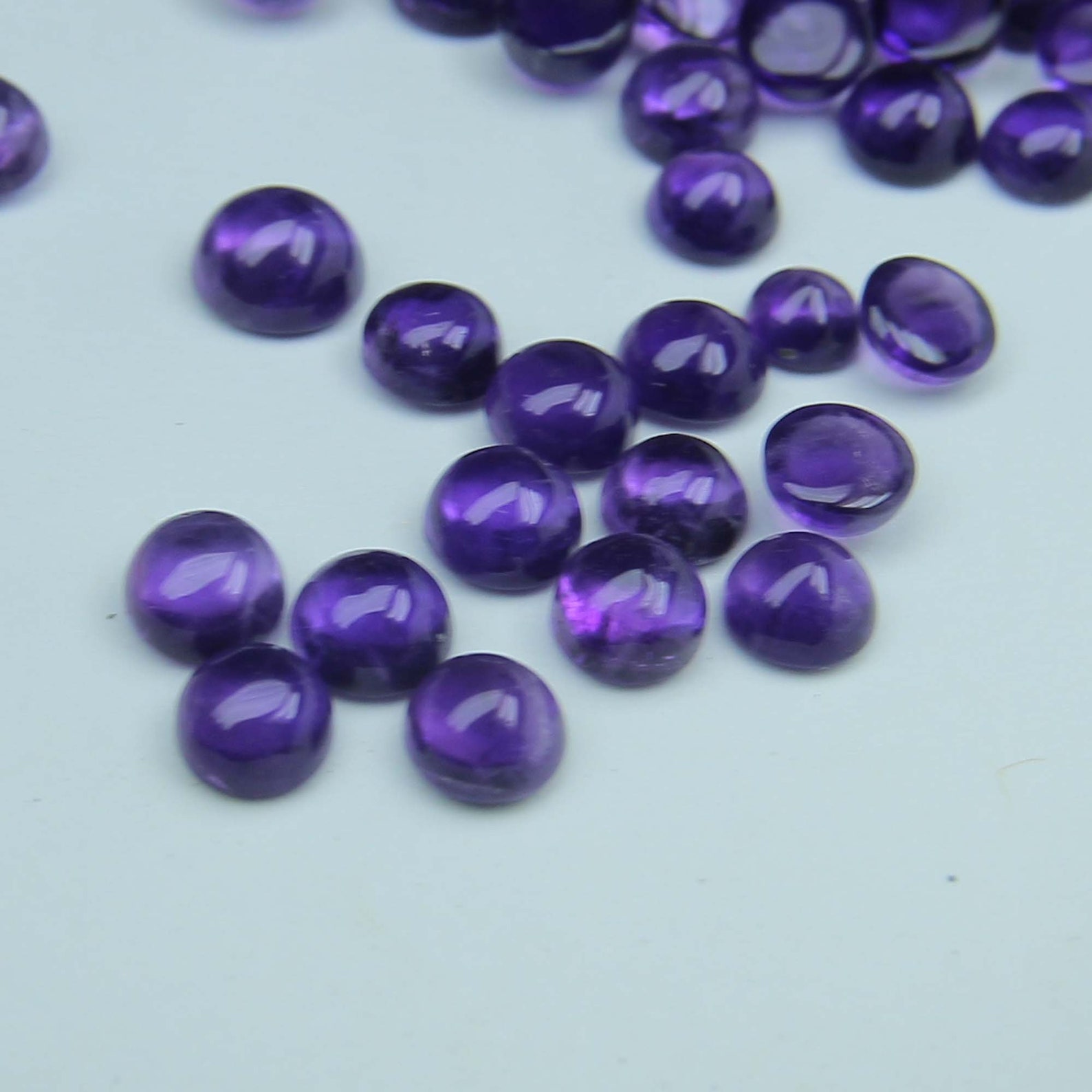 11x11mm, Natural Amethyst Gemstone Amethyst Cabochon Lot Calibrated ...