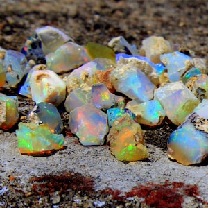 50 PCS, OPAL Raw Crystals, Bulk Raw Opal, Rough Opal Lot,welo Opal,aaa ...