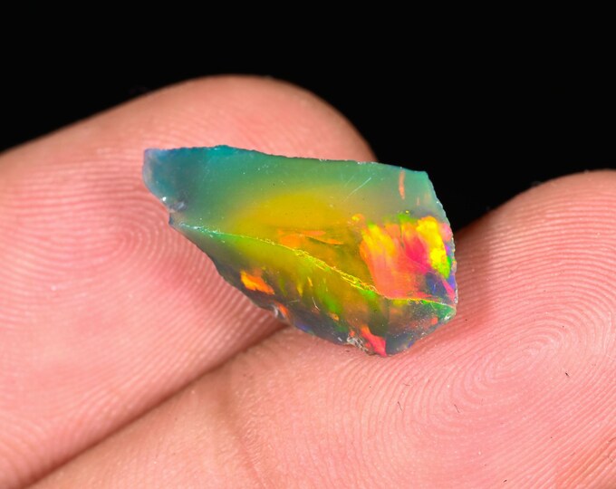 Opal Dry Rough, Ethiopian Black Opal Rough, Raw Black Opal, Black Opal ...