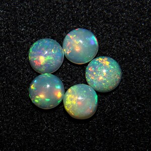 4x4 Mm Opal Round Lot-natural Opal Round Lot-round Opal Cabochon ...