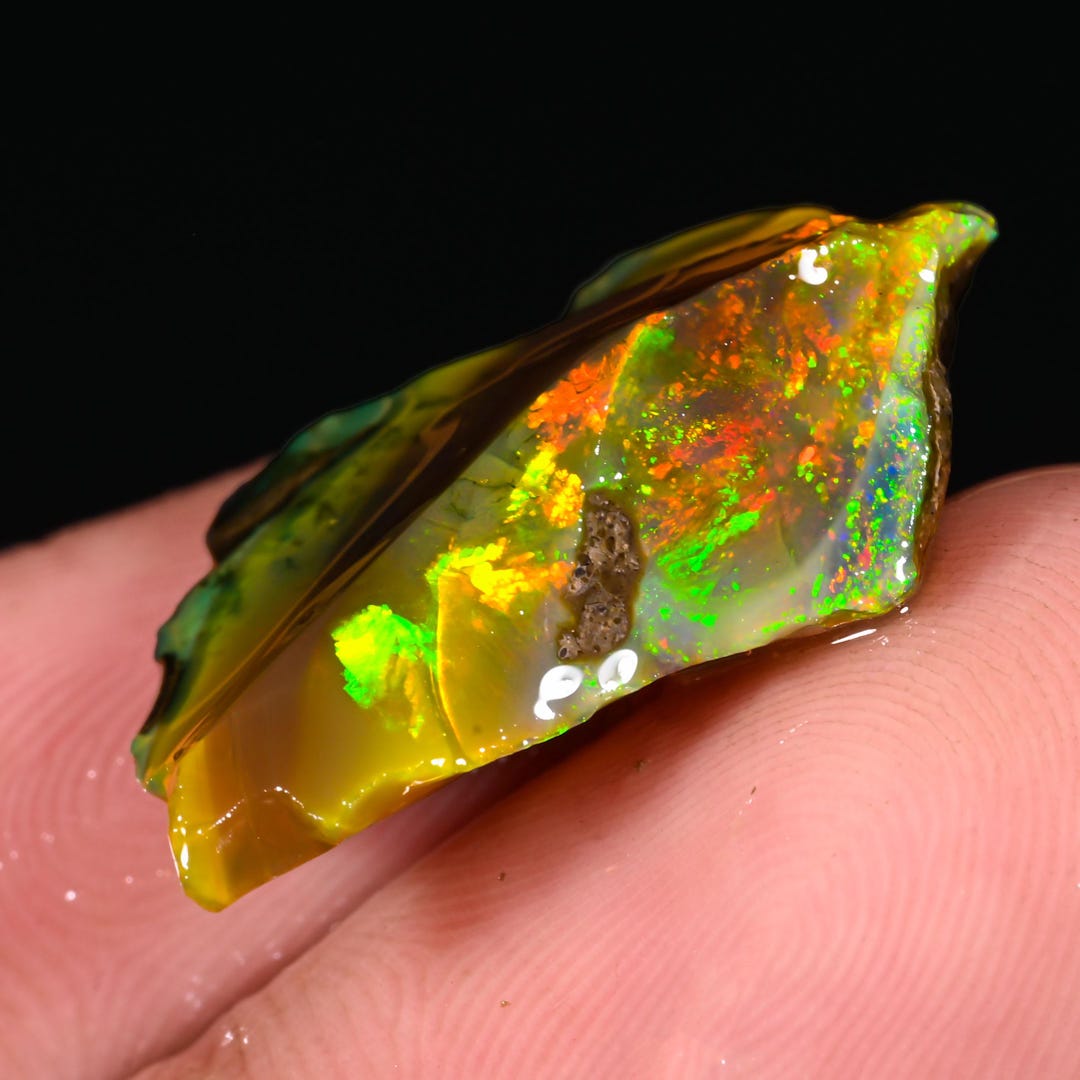 Opal Rough, Ethiopian Opal Rough, Big Opal Specimen Rough, Multi Fire ...
