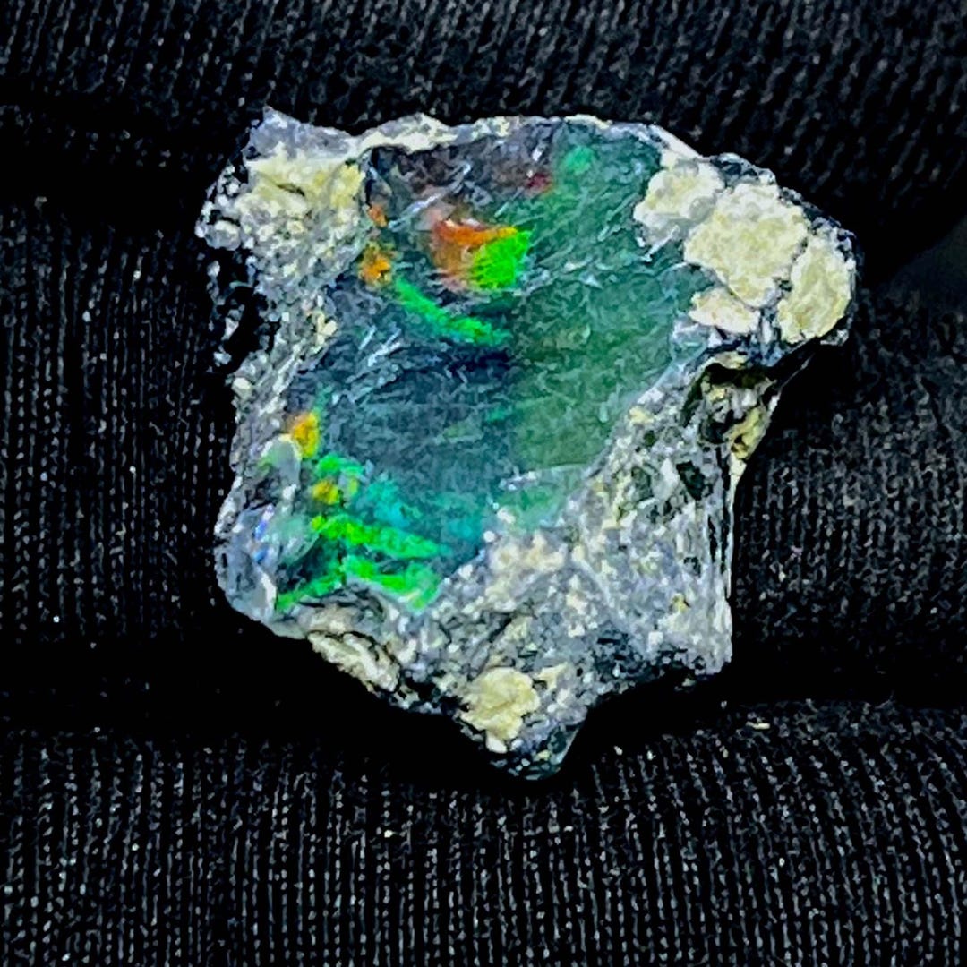 Opal Dry Rough, Ethiopian Black Opal Rough, Raw Black Opal, Black Opal ...
