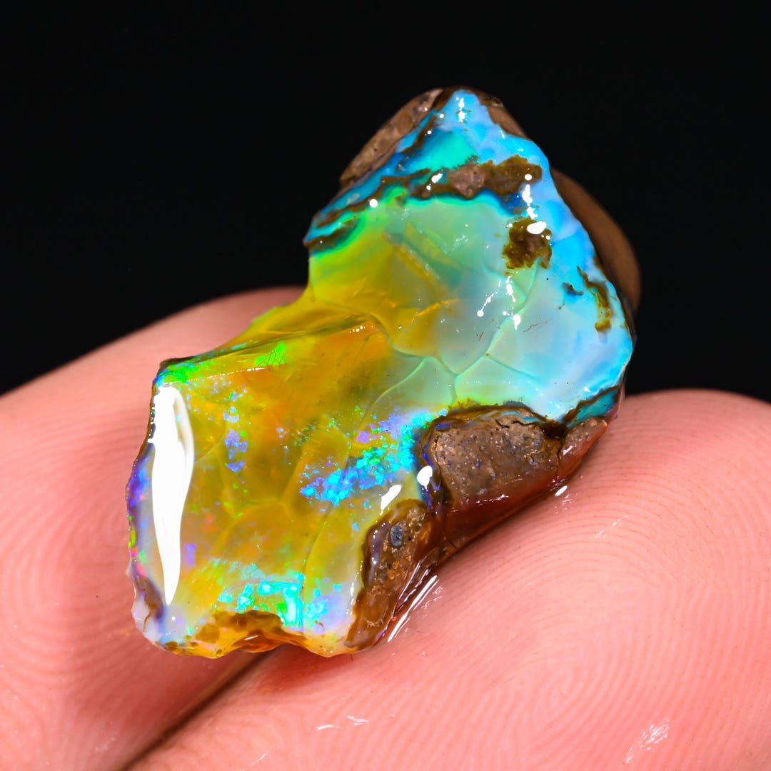 Opal Rough, Ethiopian Opal Rough, Big Opal Specimen Rough, Multi Fire ...