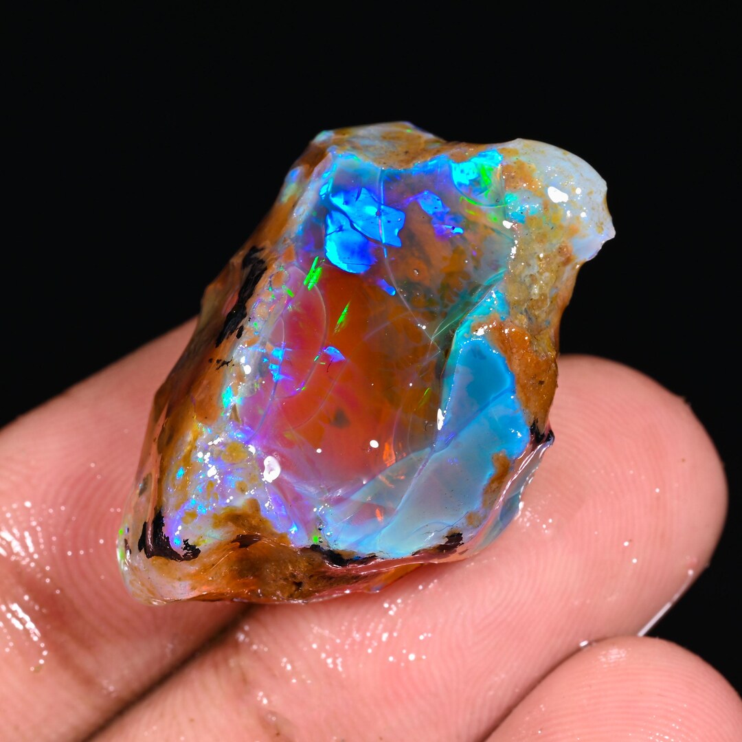 Opal Rough, Ethiopian Opal Rough, Big Opal Specimen Rough, Multi Fire ...