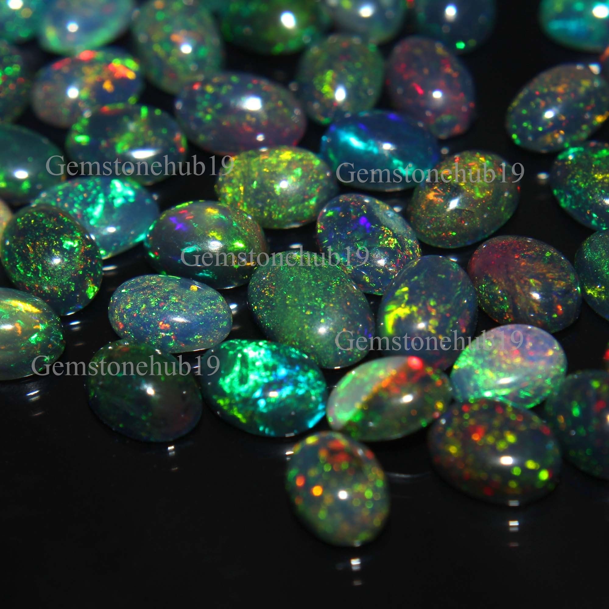 200 Pieces Black Opal LotNatural Ethiopian Black Opal3x5 MM | Etsy