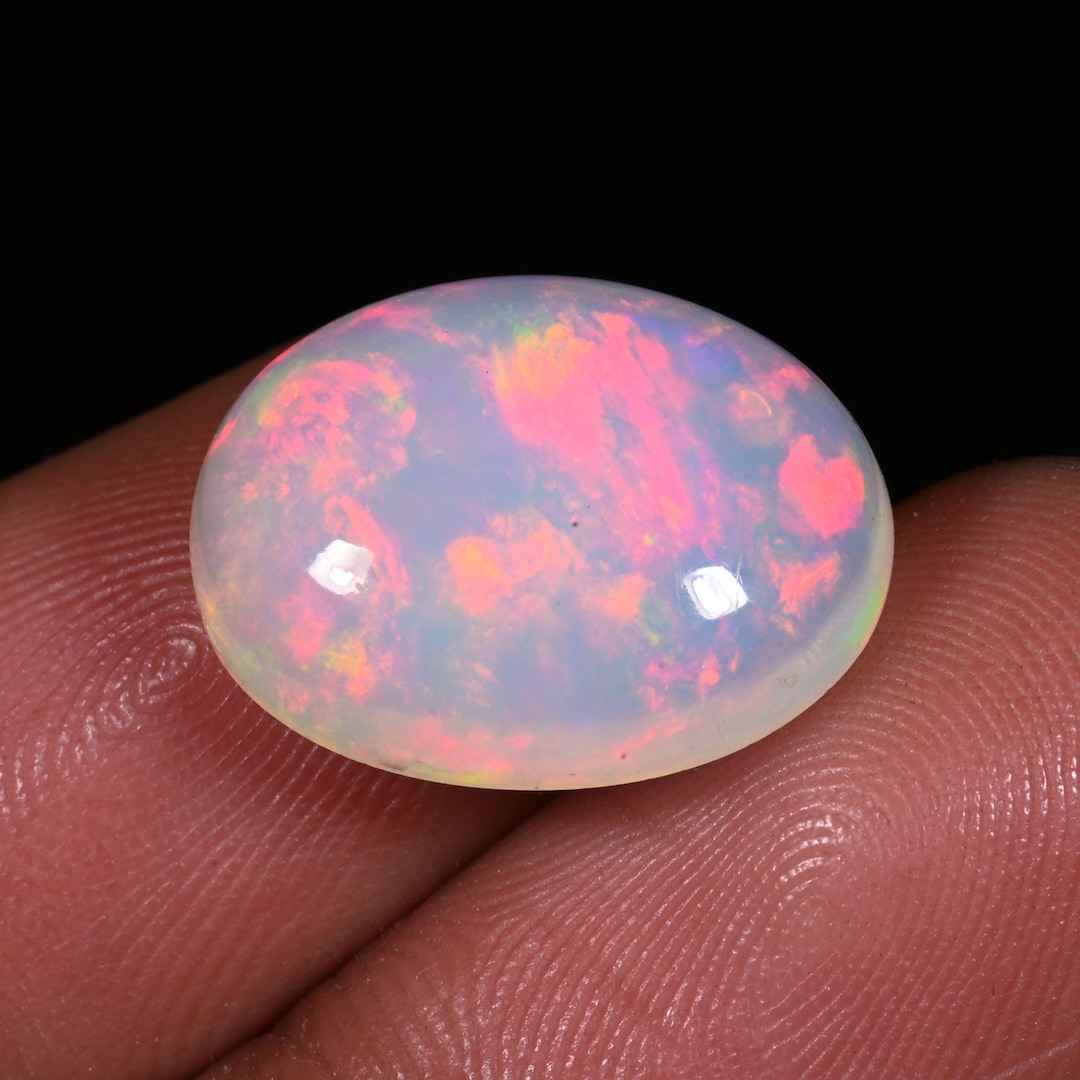 Opal,opal Cabochon,jewelry Making Stone,multi Fire Opal,natural ...