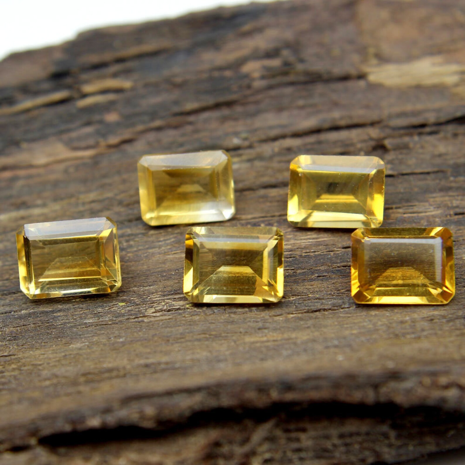 7x9mm Natural Yellow Citrine Stone Citrine Gemstone - Etsy